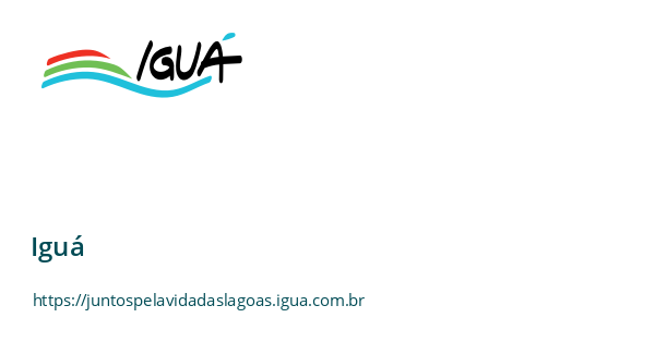 Iguá | Juntos pela vida das lagoas